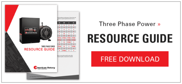 High-Quality Rotary 3 Phase Converters | American Rotary