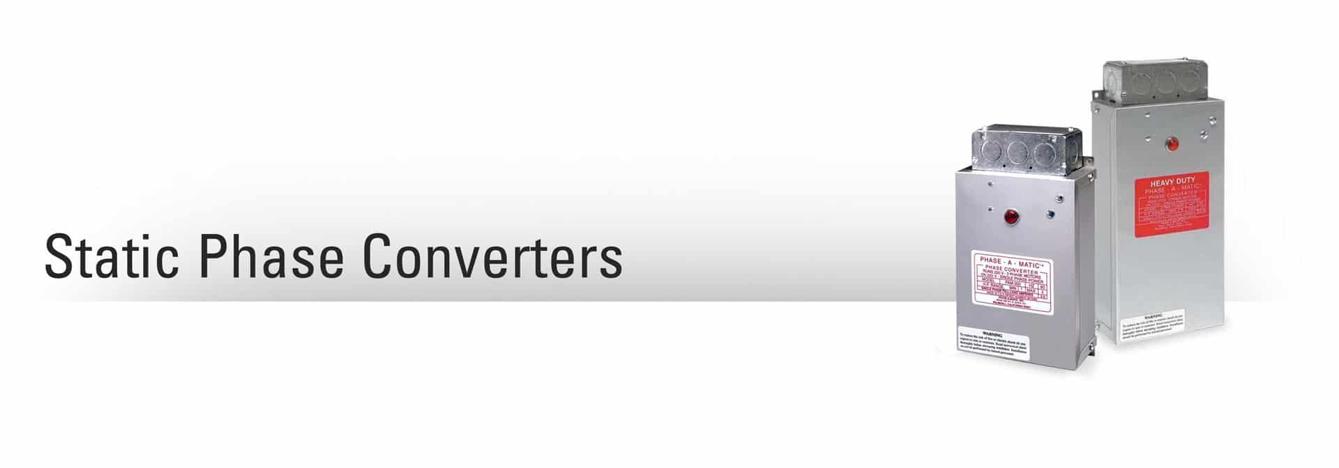 Static vs Rotary Phase Converter | American Rotary